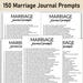150 Marriage Journal Prompts Bundle, Printable, Journal, Minimalist ...