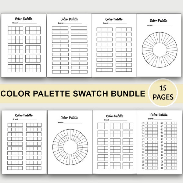 Paint Color Charts - Etsy