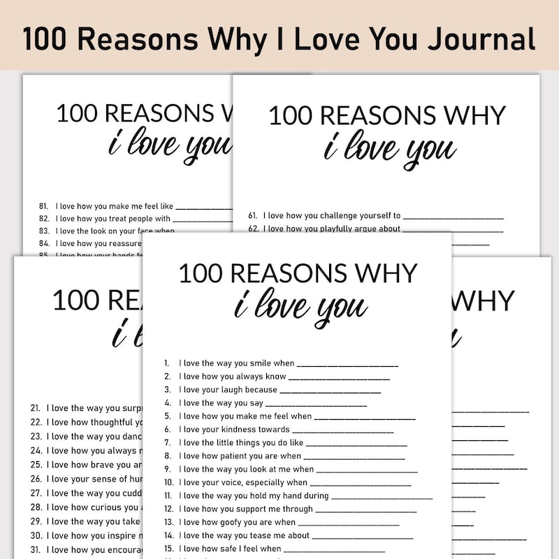 Love Journal to Fill In - Etsy