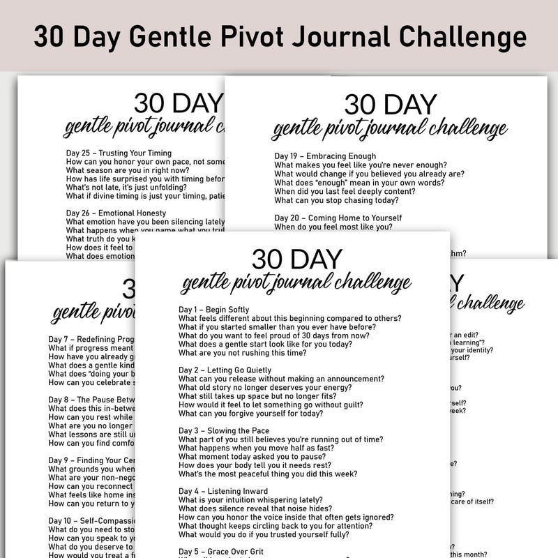 Slow Living Challenge - Etsy