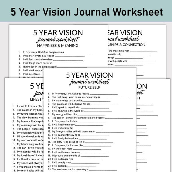 Fill in Vision Board - Etsy