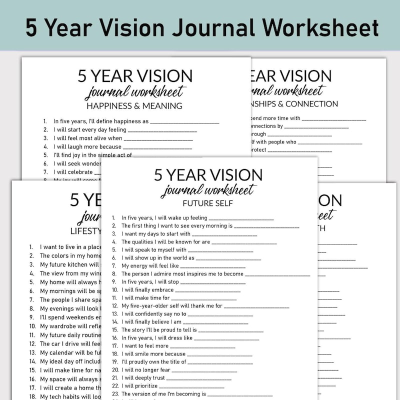 Fill in Vision Board - Etsy