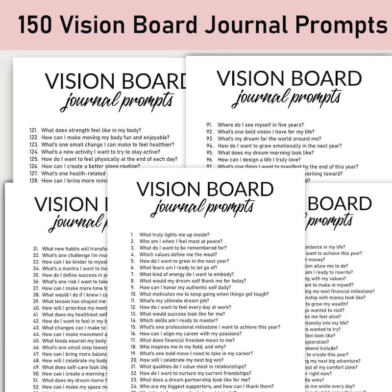 Photo Journal Prompts - Etsy