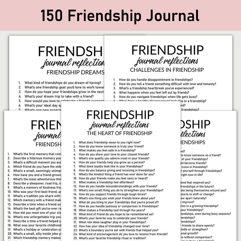 Best Friend Journal - Etsy