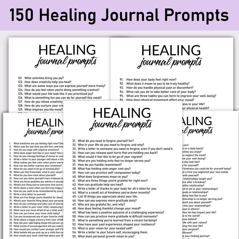 Healing Journal - Etsy