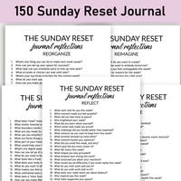 Sunday Reset Template - Etsy