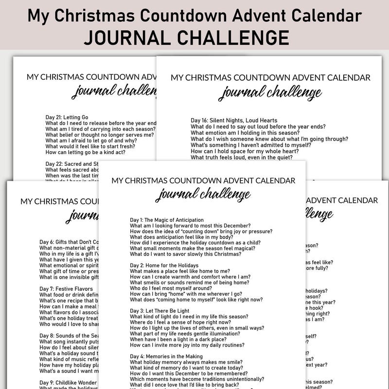 Advent Journal - Etsy