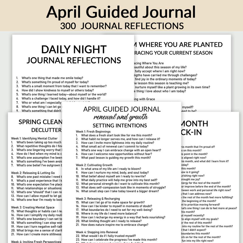 Guided Journal - Etsy
