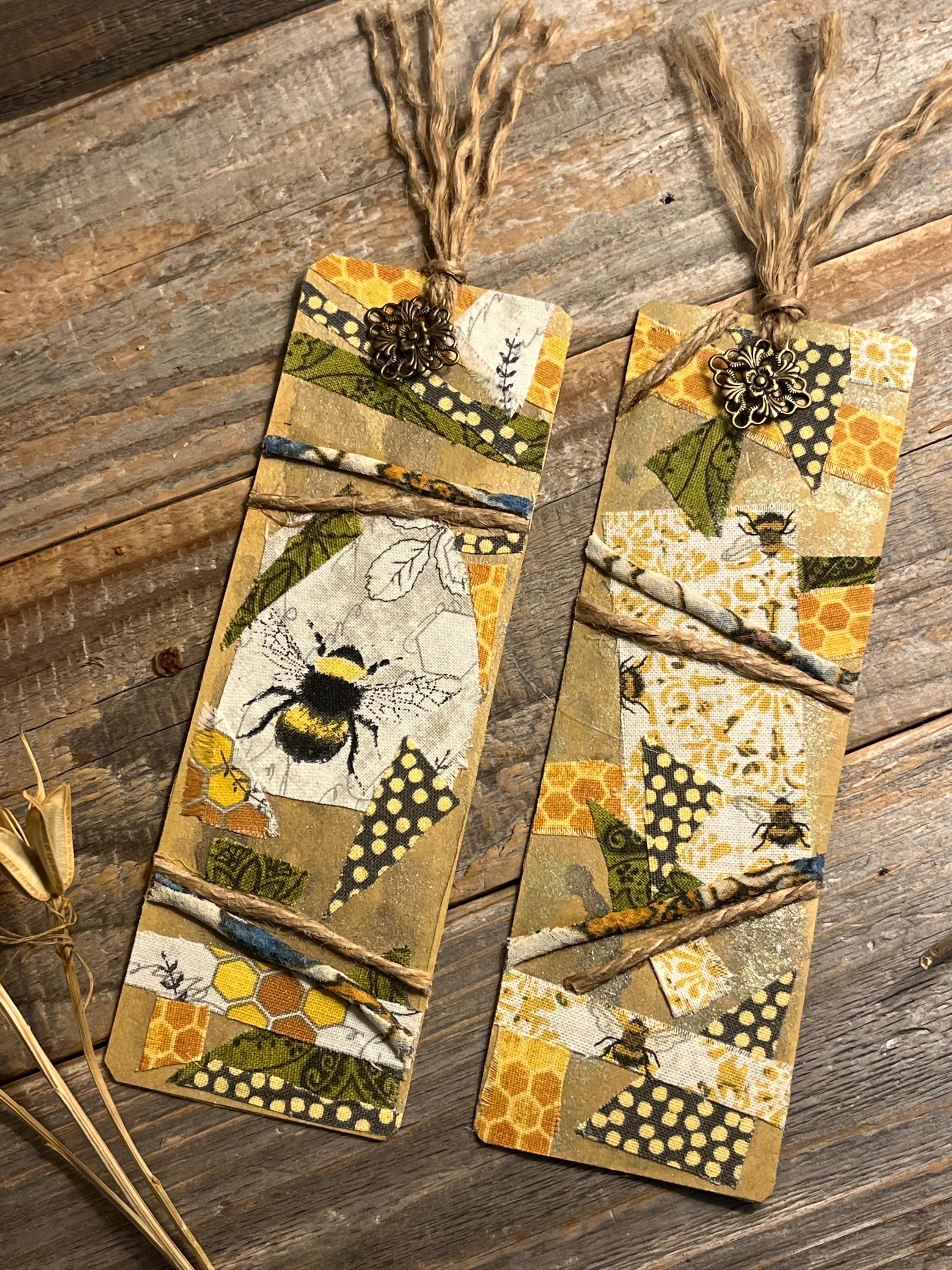 Handmade Nature Fabric Bookmarks! You Choose! Colorful Bookmarks 6x2 - Etsy