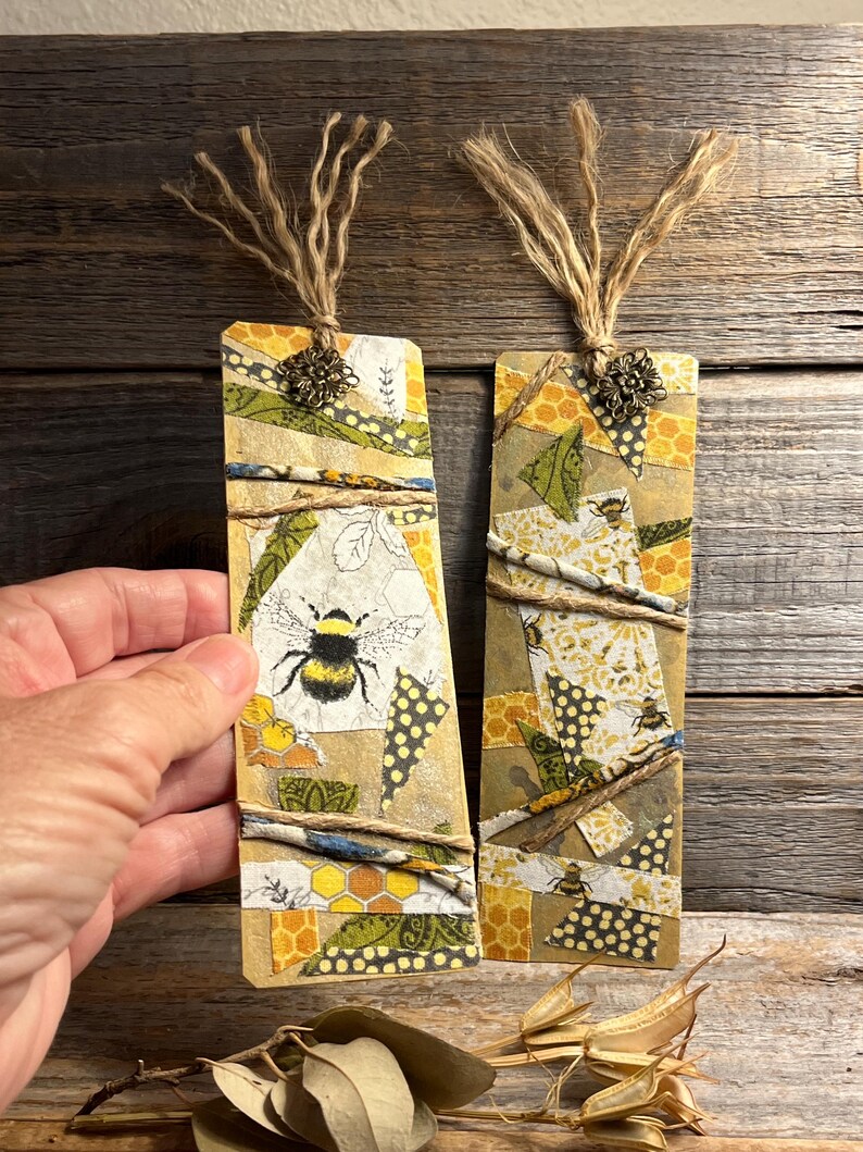 Handmade Nature Fabric Bookmarks! You Choose! Colorful Bookmarks 6x2 - Etsy