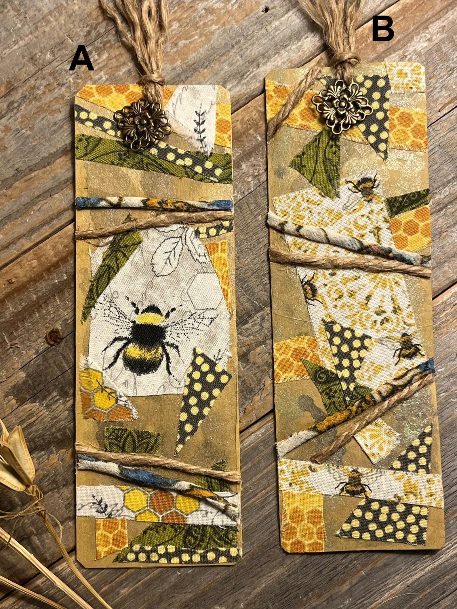 Handmade Nature Fabric Bookmarks! You Choose! Colorful Bookmarks 6x2 - Etsy