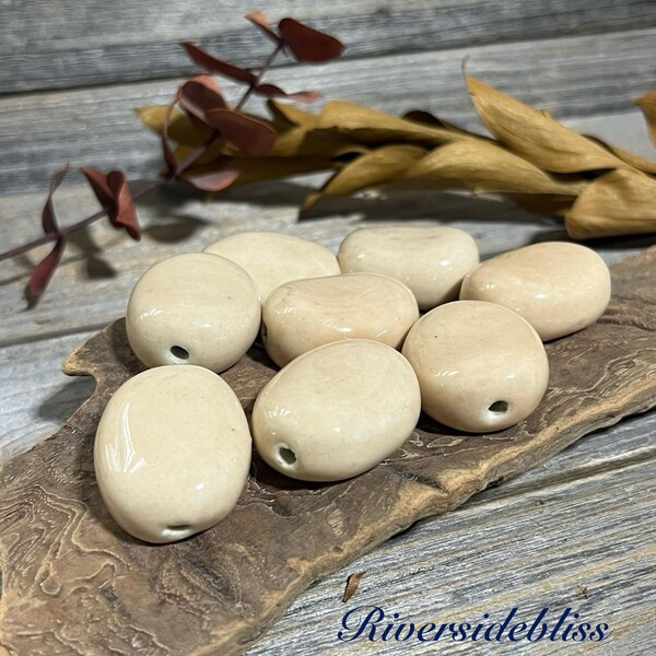 Large Ceramic Beads - Etsy