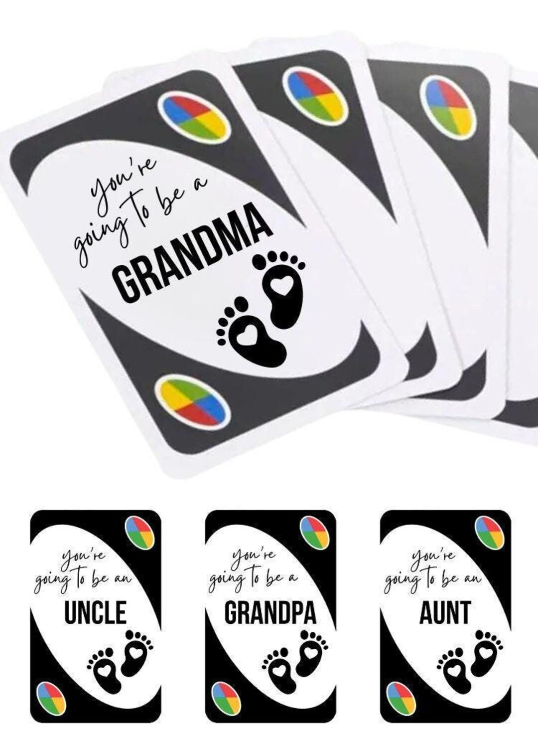 Pregnancy Game Night Announcement Decal, Wild Game Card, Baby Pregnancy ...