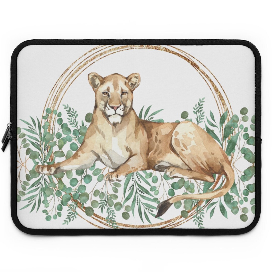Lioness Laptop Sleeve | Lion Laptop Sleeve | Beautiful Animal Art ...