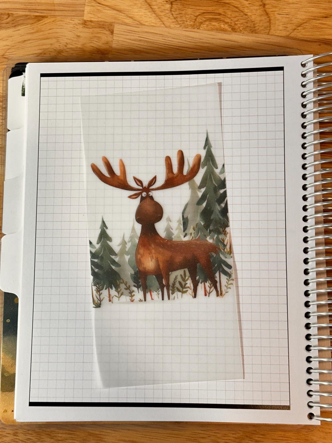 Cute Moose Planner Dashboard-planner Dashboards- Vellum Dashboards ...