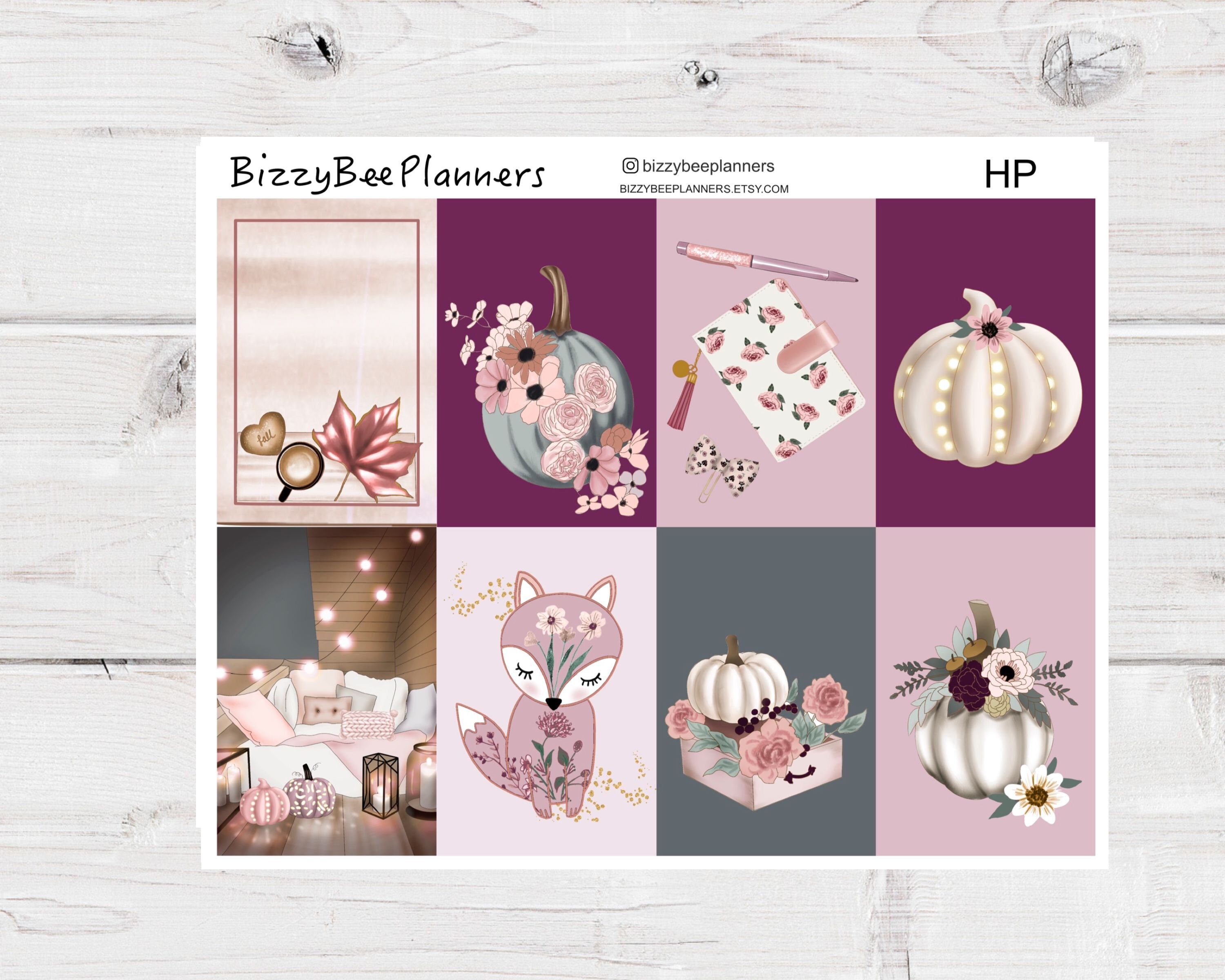 Pumpkins and Planners Happy Planner Weekly Kit Autumn Happy Planner ...