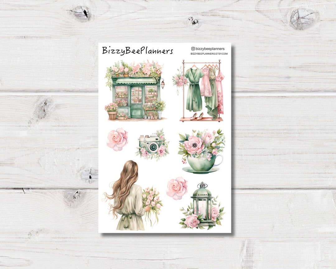 Spring Dreams Deco Stickers- Planner Stickers- Spring Stickers ...