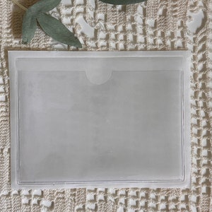 Clear Adhesive Planner Pocket Transparent Adhesive Pockets Self ...