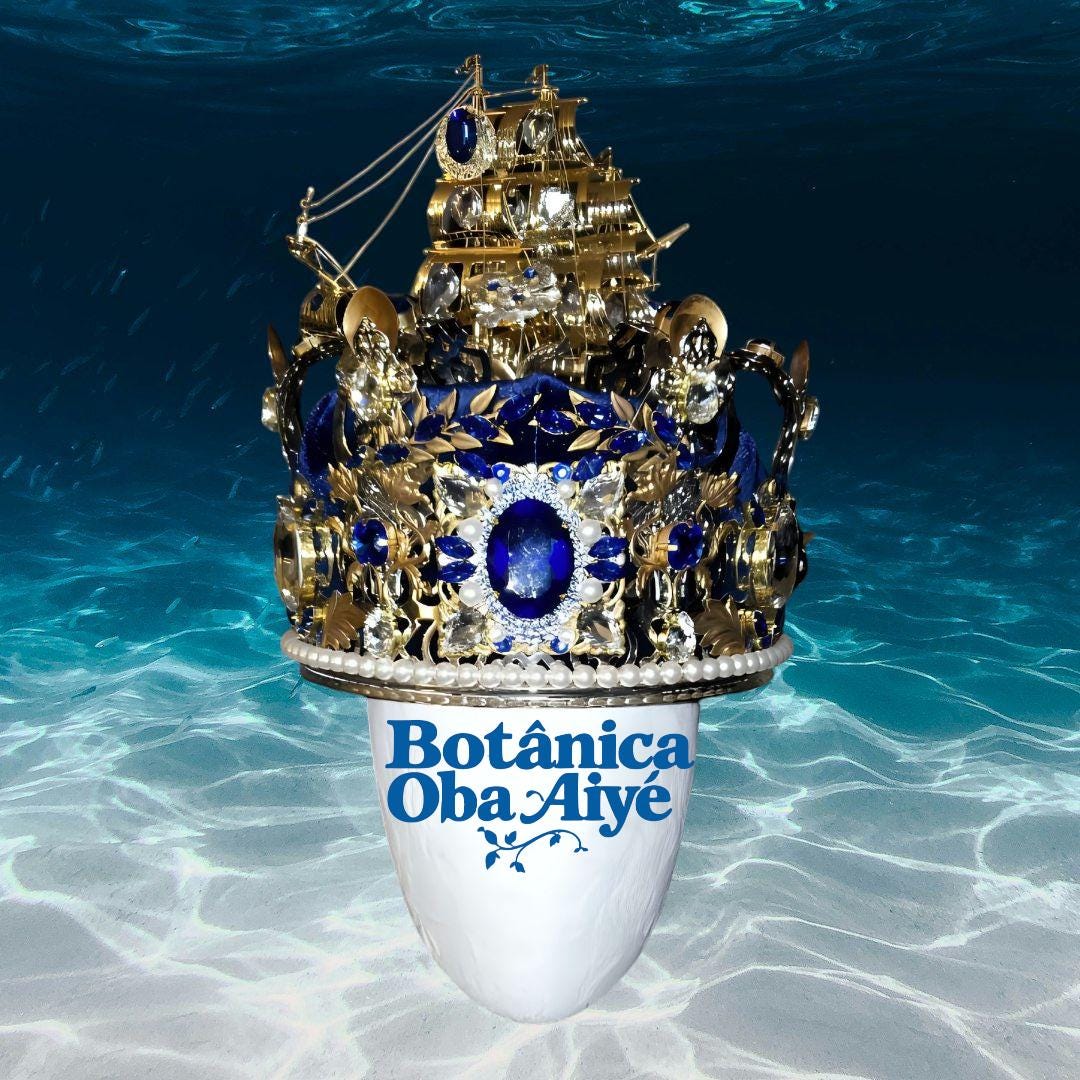 Crown Corona Yemaya Orisha Oricha Santeria Ifa Yoruba - Etsy