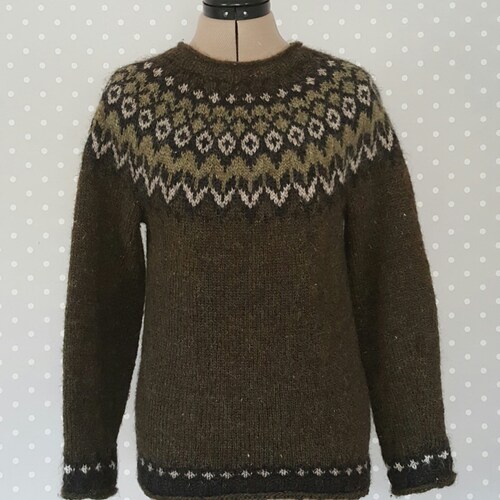 Handmade Sweater From Pure Icelandic Wool - Etsy