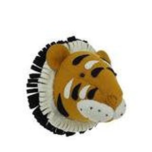 Tiger Head | Felt Tiger Head | Kids Animal Head | Animal Head | Faux ...