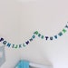 Alphabet Garland Letter Garland Felt Alphabet Kids Garland Sea Glass - Etsy