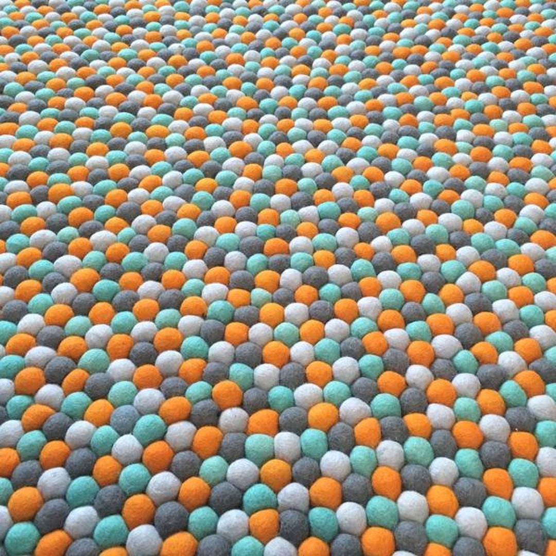 Nursery Rug | Dream Weaver | Free Shipping | Felt Ball Rug | Nursery ...
