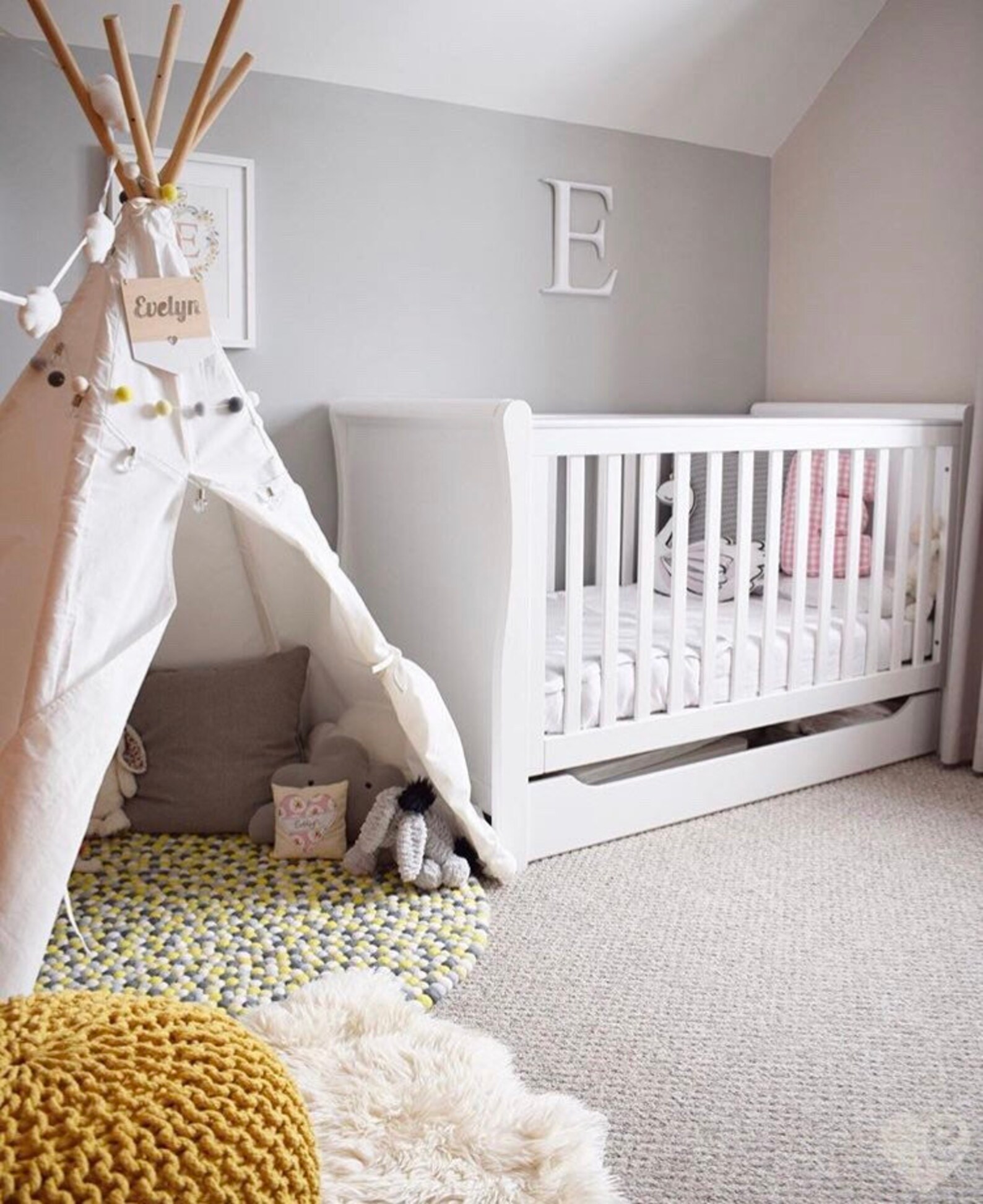 Nursery Rug Yellow Brick Road Free Shipping Felt Ball | Etsy