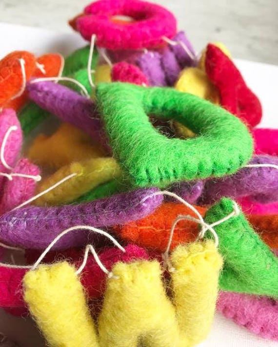 Alphabet Garland Letter Garland Kids Garland Spell a | Etsy