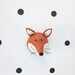 Felt Fox Head Kids Animal Head Animal Head Faux Taxidermy Wall Decor ...