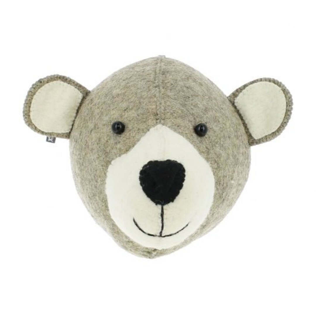 Bear | Bear Head | Kids Animal Head | Animal Head | Wall Decor ...