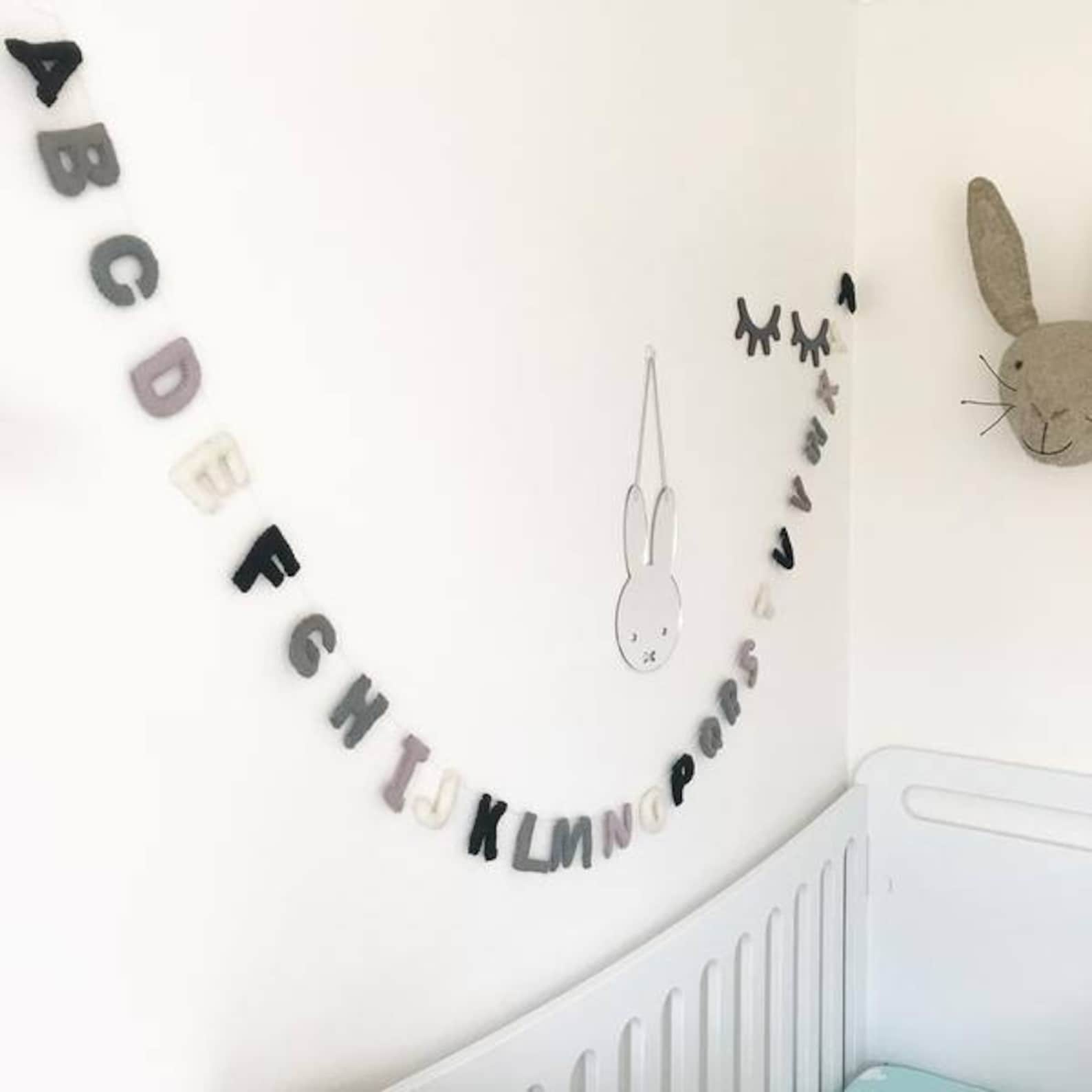 Alphabet Garland | Letter Garland | Kids Garland | Mighetto's Muse - Etsy