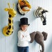 Zebra | Large Stuffed Zebra | Kids Room Head | Kids Animal Head - Etsy