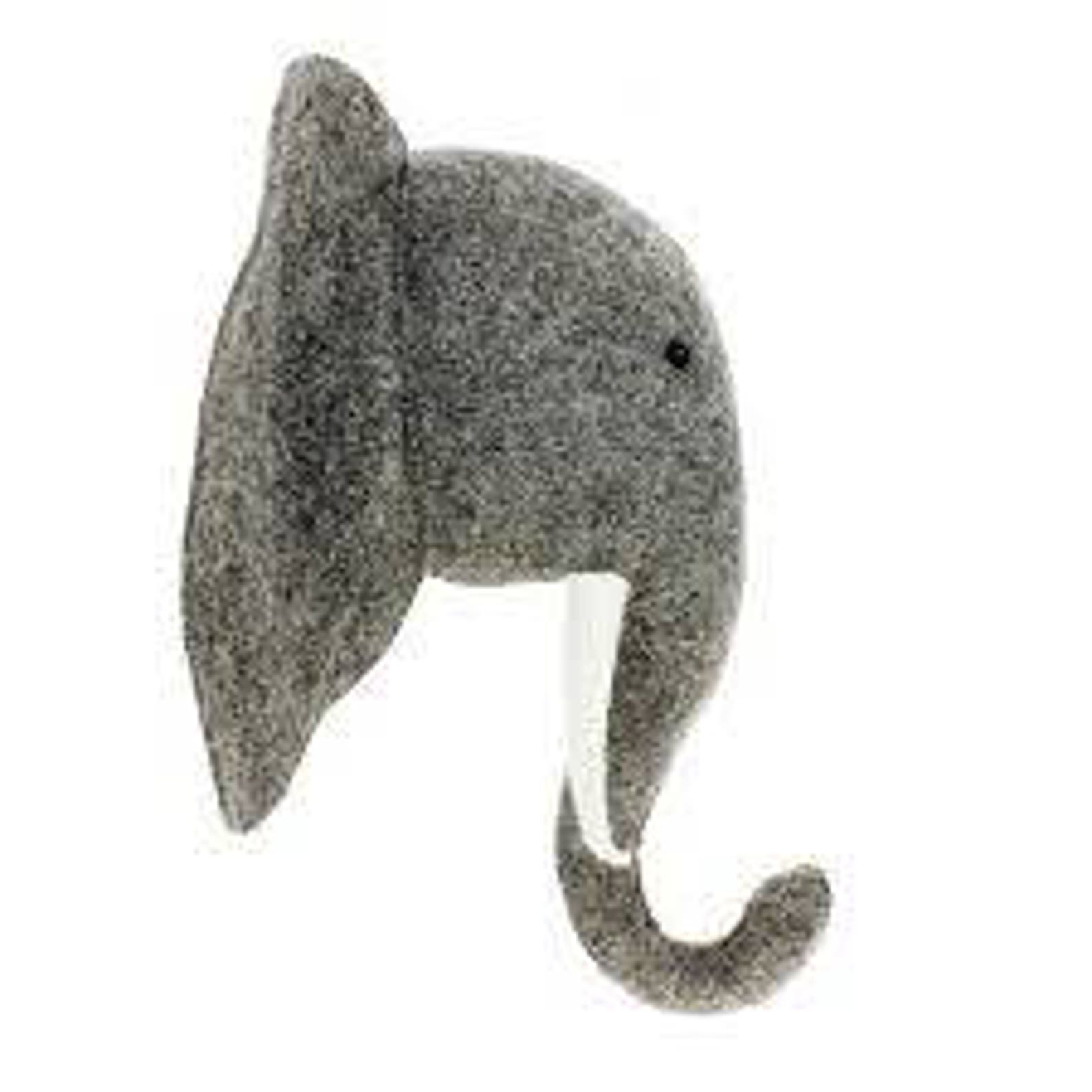 Felt Elephant Head Stuffed Elephant Head Kids Room Head - Etsy