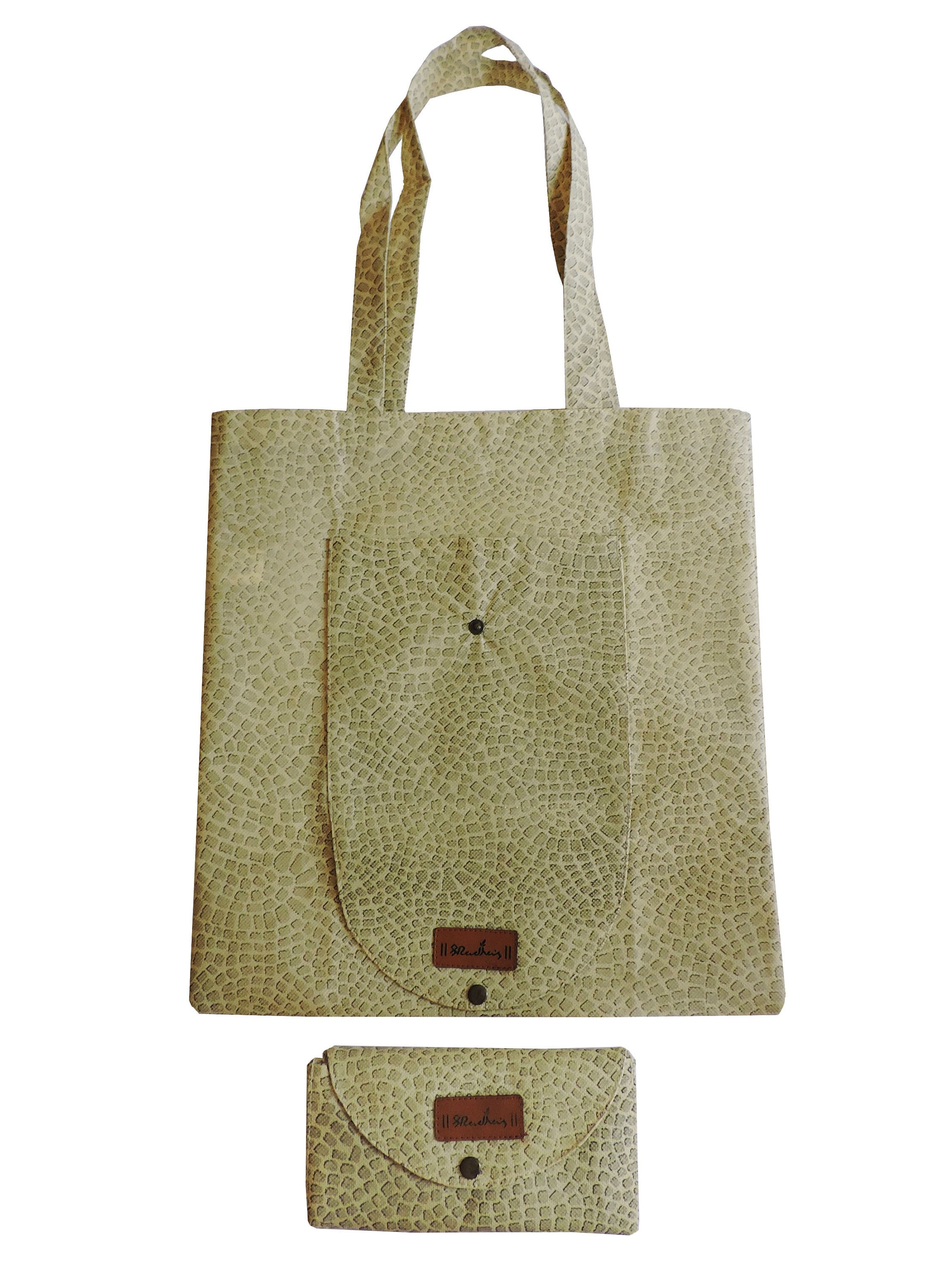 Folding Tote Bag set of 5 Shopping Bag Foldable Bag - Etsy