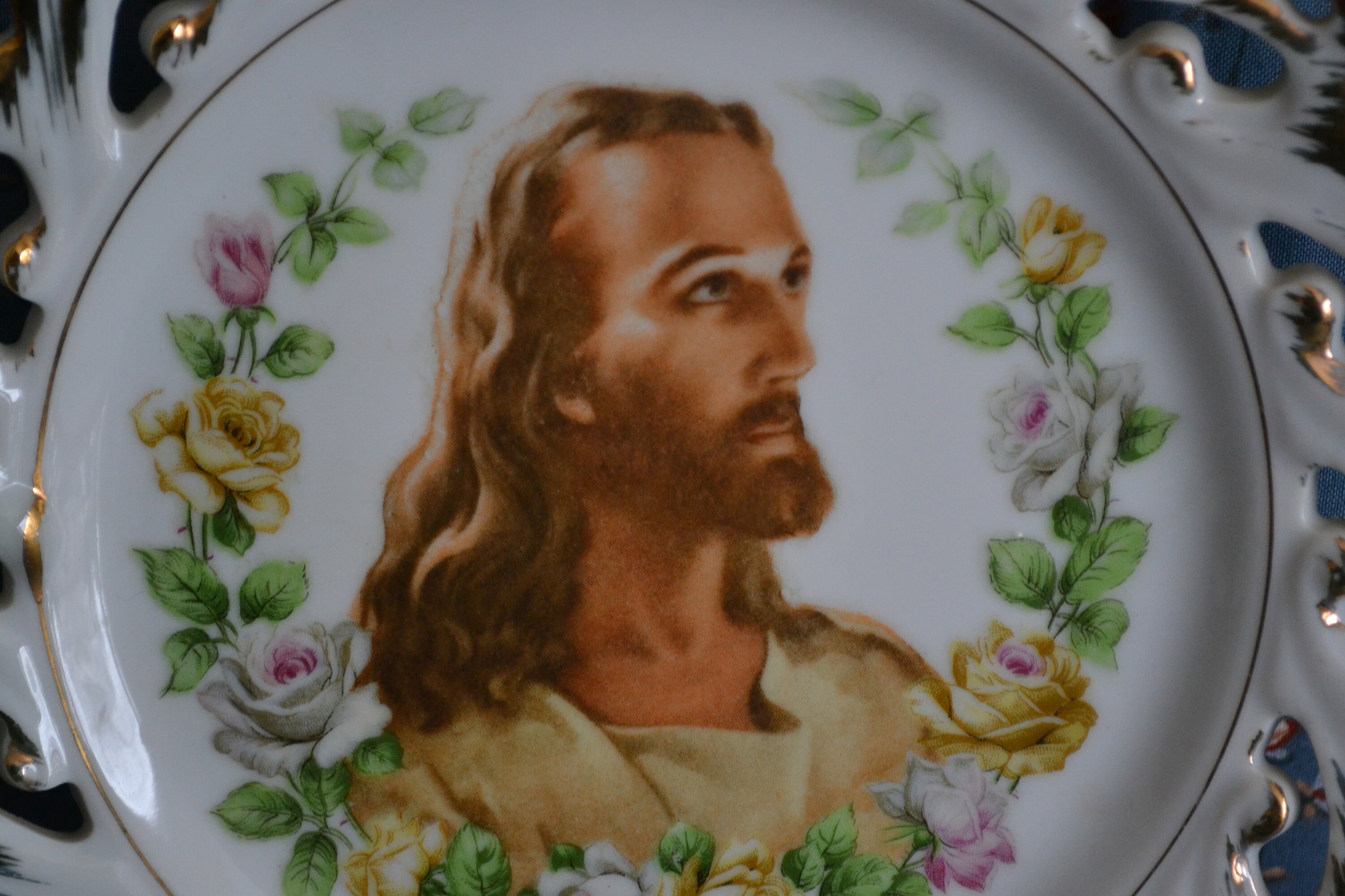 Decorative Jesus Plate - Etsy