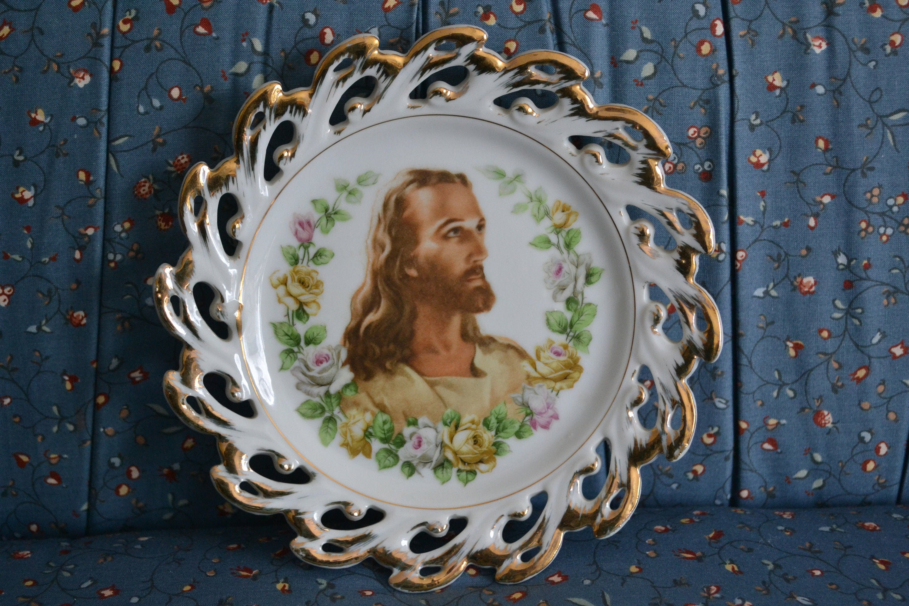 Decorative Jesus Plate - Etsy