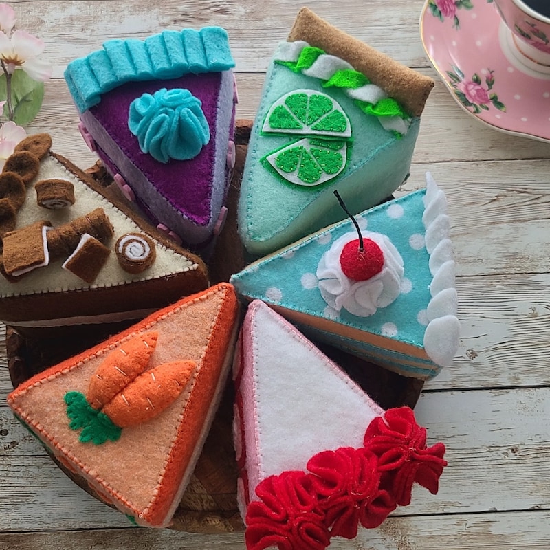 Felt Food Cake Slices - Etsy
