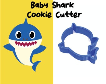 Baby Shark Cookie Cutter | Etsy
