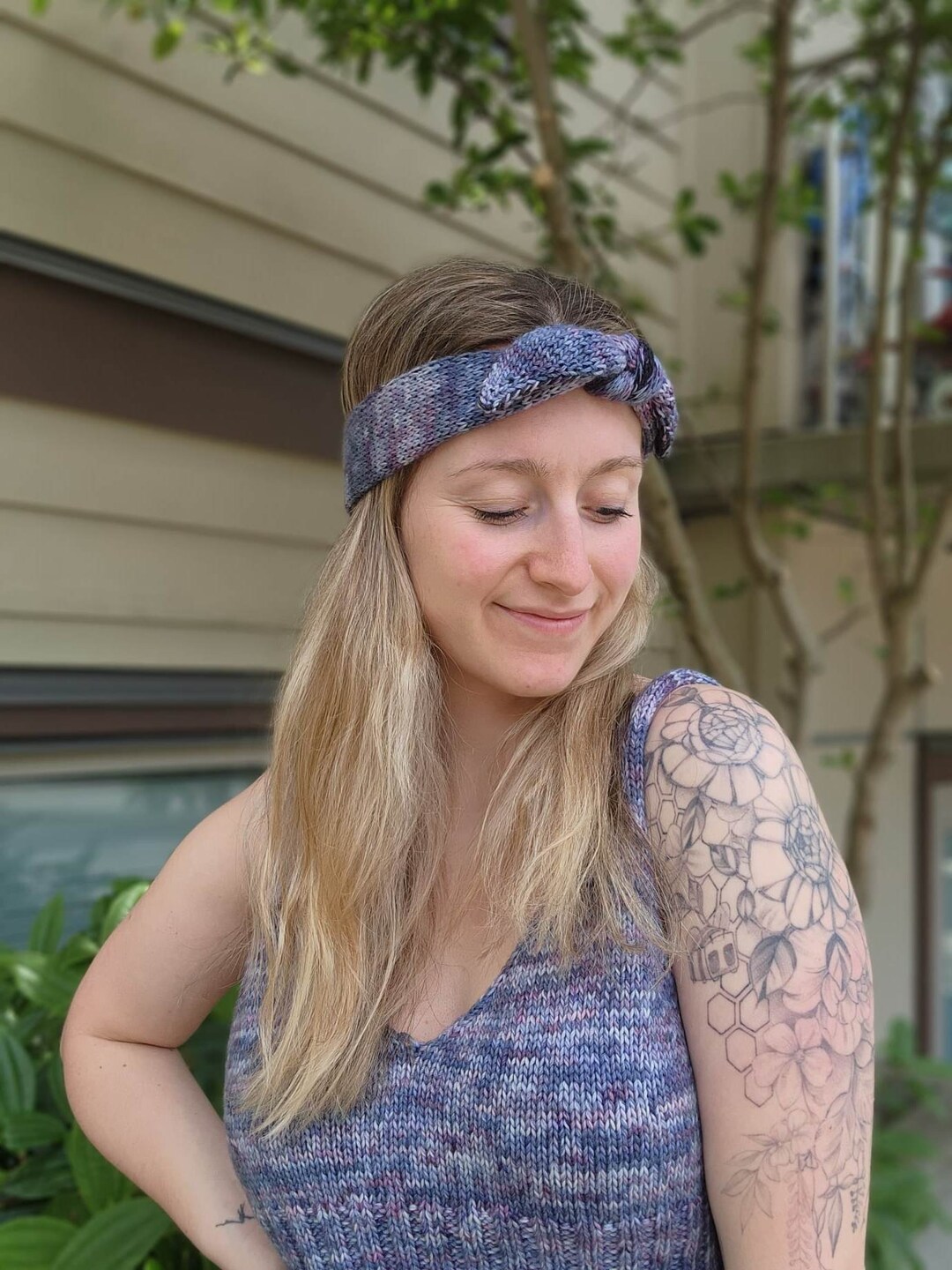 The Gemini Head Wrap KNITTING PATTERN // Knit Headband Pattern, Women ...