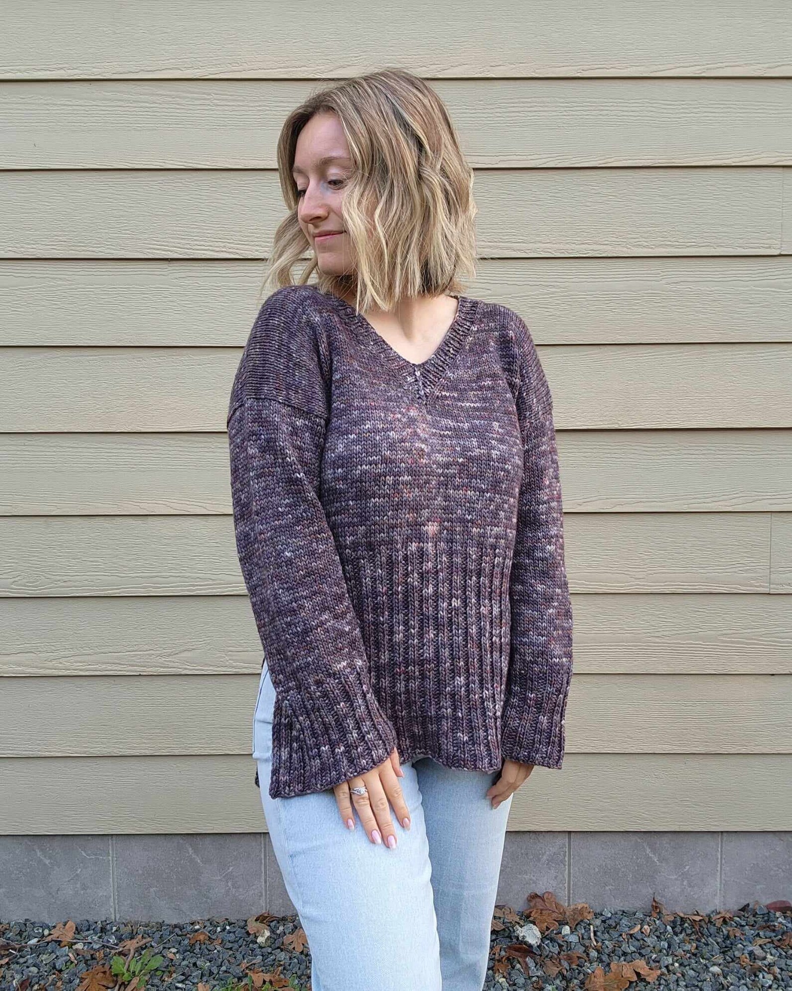 KNITTING PATTERN - the Pillars Pullover // Knit Sweater Pattern, Long ...