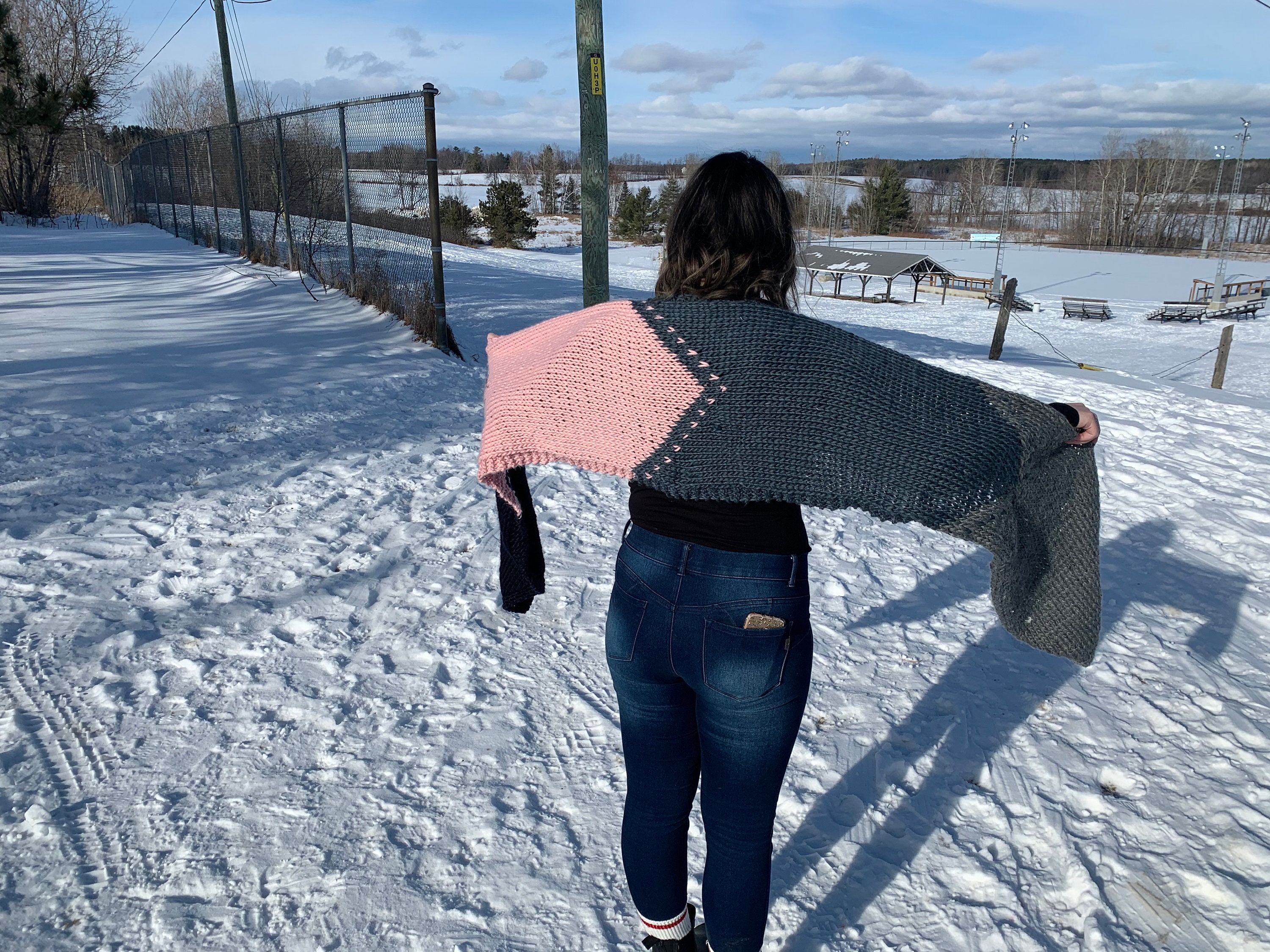 KNITTING PATTERN the Right Direction Scarf // Knit Scarf | Etsy