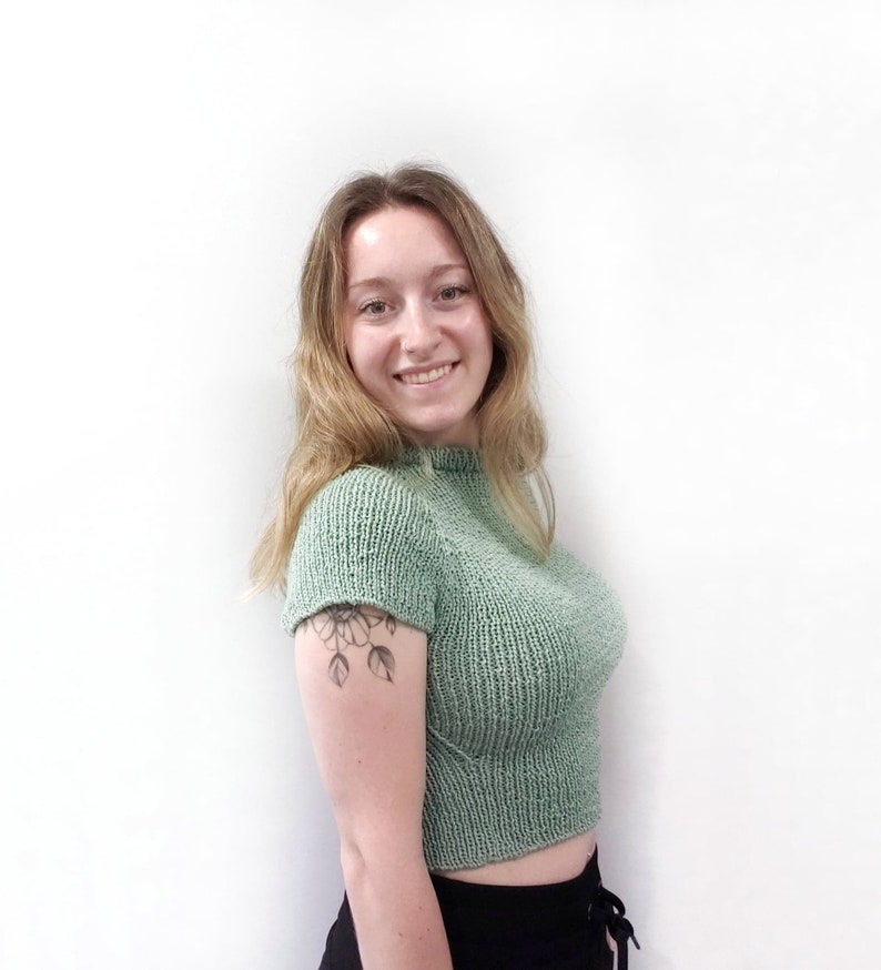 KNITTING PATTERN the Rizzo Tee // Knit Sweater Pattern | Etsy