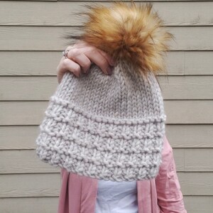 The Ridgeline Toque - KNITTING PATTERN // Knit Hat Pattern, Women, Men ...