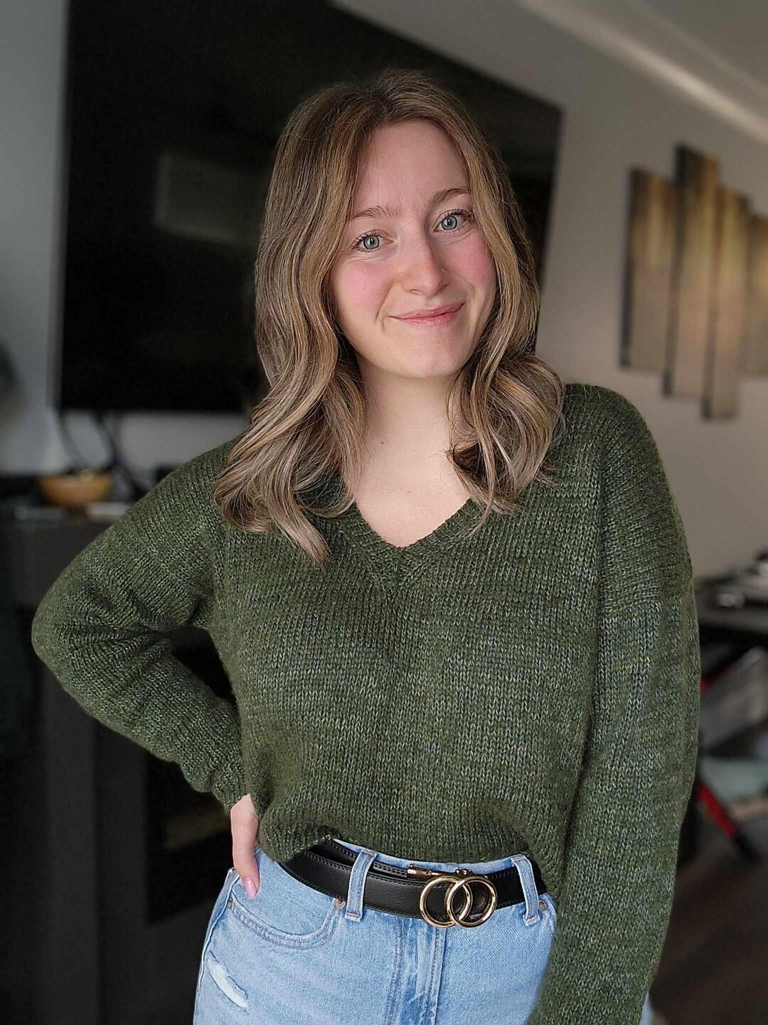 KNITTING PATTERN - the Study Hour Sweater // Knit Sweater Pattern, Long ...