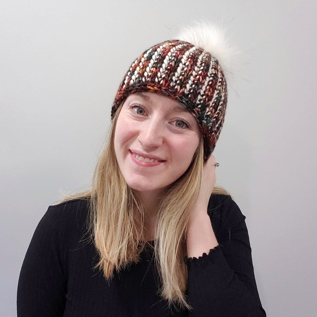 KNITTING PATTERN - the High Rise Toque // Chunky Ribbed Knit Toque ...