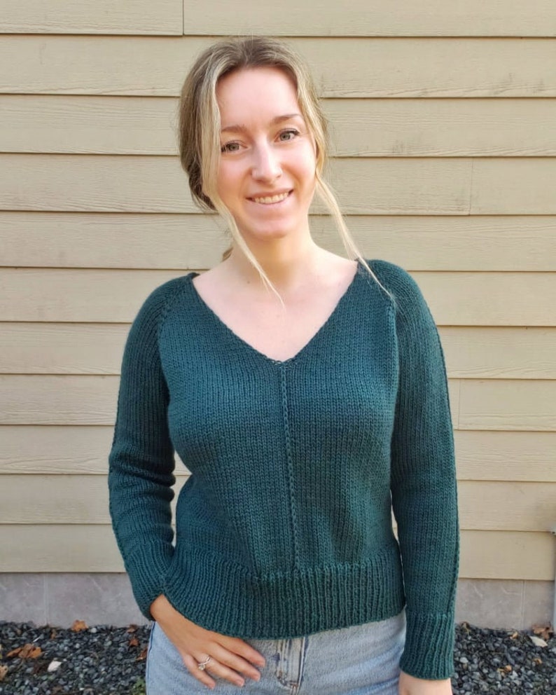 KNITTING PATTERN - the Compass Sweater Lite // Knit Sweater Pattern ...