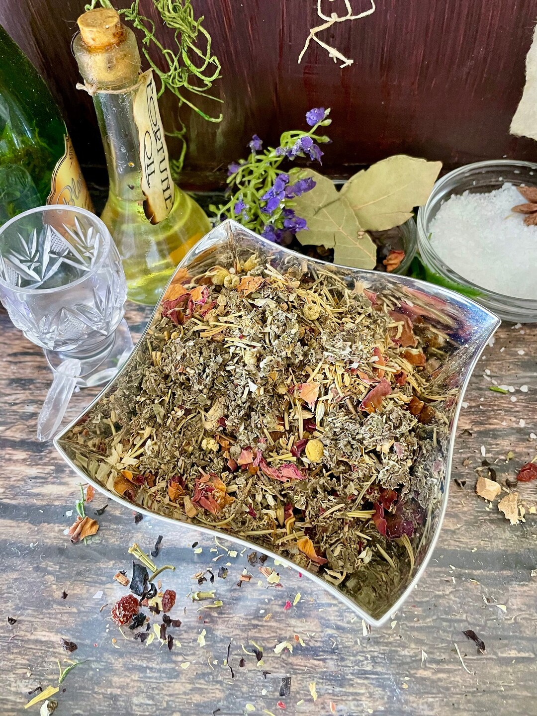 Moon Time PMS Herbal Tea Organic Teas Kitchen Witch Gifts Organic Herbs ...