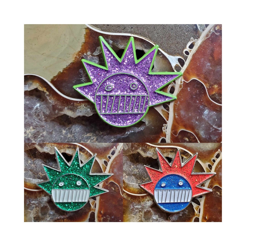 Ween Boognish Soft Enamel Pin With Glitter / Glow - Choose Your Color ...