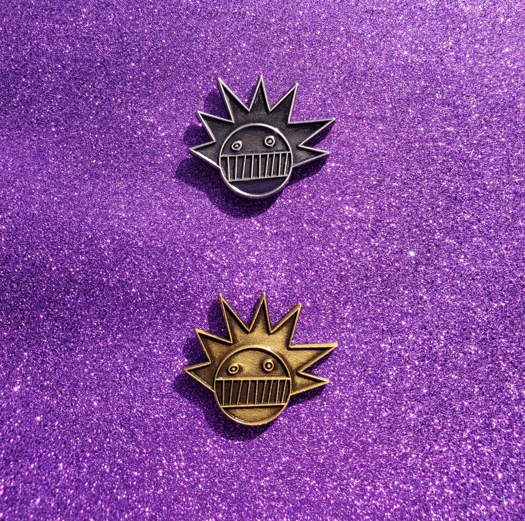 Ween Boognish Pin - Raw Antique Silver and Antique Gold - Etsy